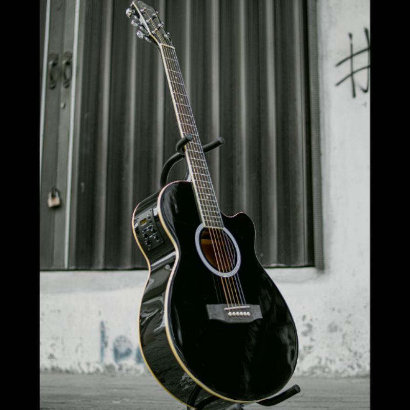 Jual GITAR AKUSTIK ELEKTRIK MAHOGANI MJG 200 C EQ BLACK + KABEL + TAS TF 219 JUMBO | Shopee ...