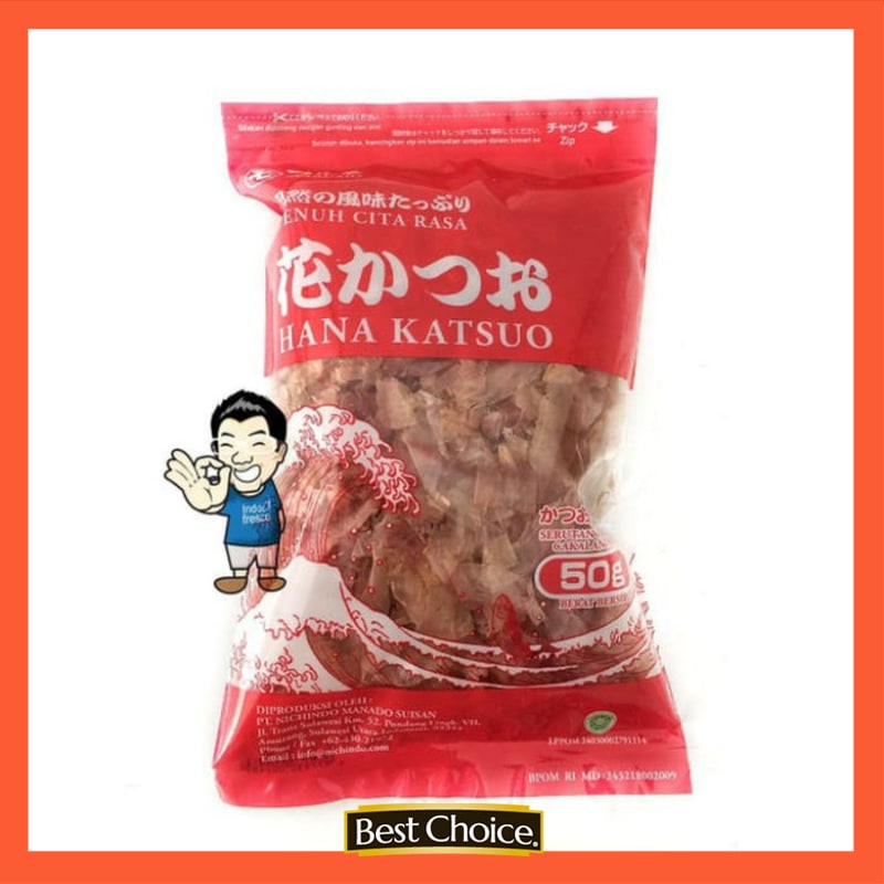 Jual katsuobushi jepang halal hana katsuo bonito flakes / cakalang 50gr | Shopee Indonesia