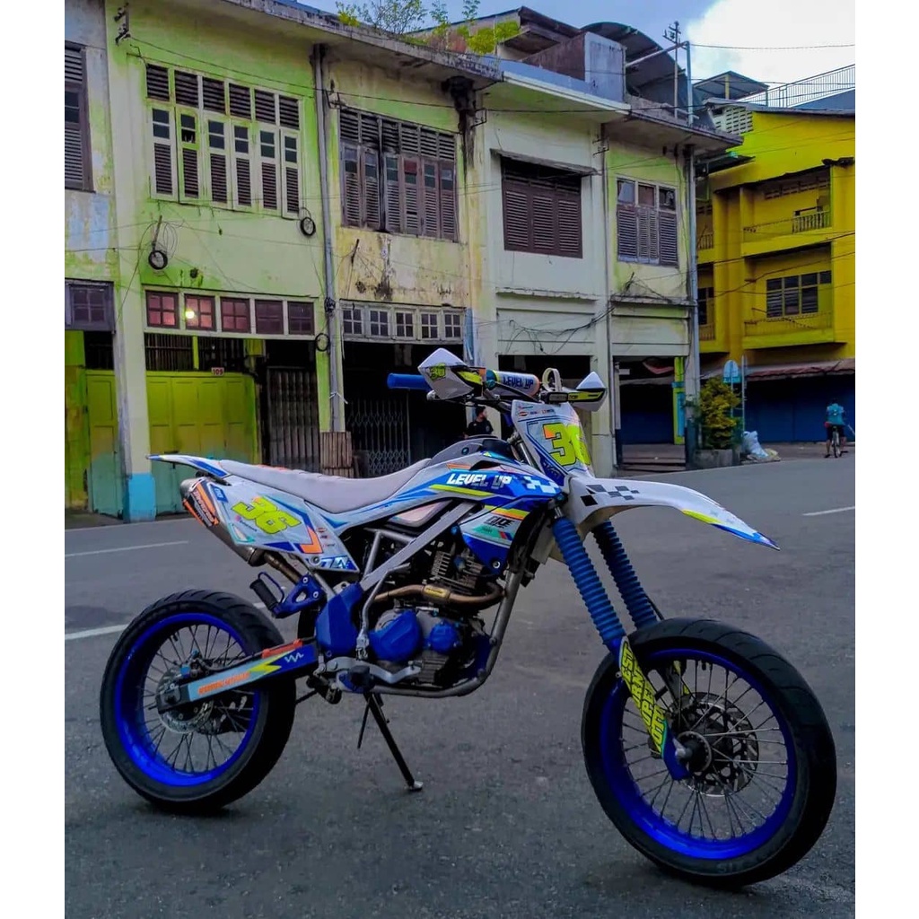 Jual Decal supermoto custom nomor hologram klx crf dtracker wr klx s ...