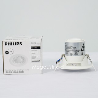 Jual PHILIPS LAMPU DOWNLIGHT SPOT LED / SPOTLIGHT 5 WATT / 5W KYANITE ...