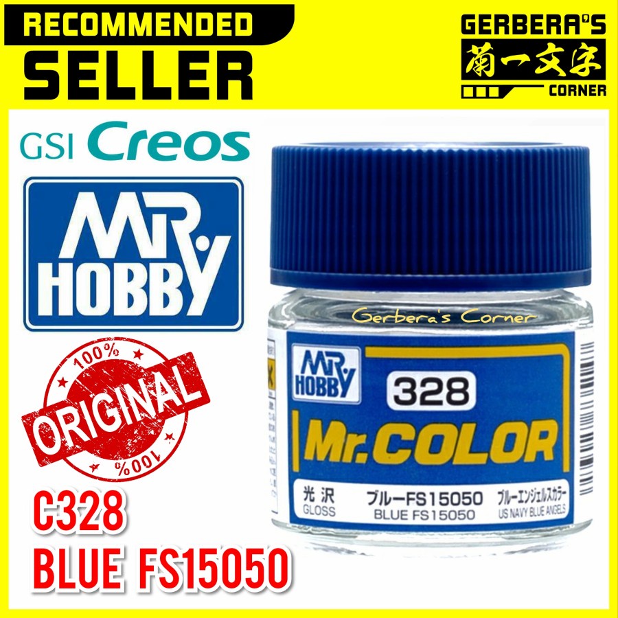 Jual Mr Color C328 Blue FS15050 Mr Hobby Cat Lacquer Mokit Gundam ...