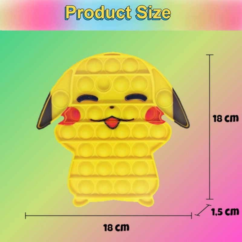 Jual Pop It Pokemon Pop It Pikachu Jumbo Original | Shopee Indonesia