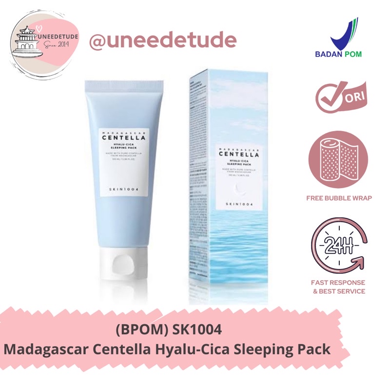 Jual (BPOM) SK1004 Madagascar Centella Hyalu-Cica Sleeping Pack 100ml ...