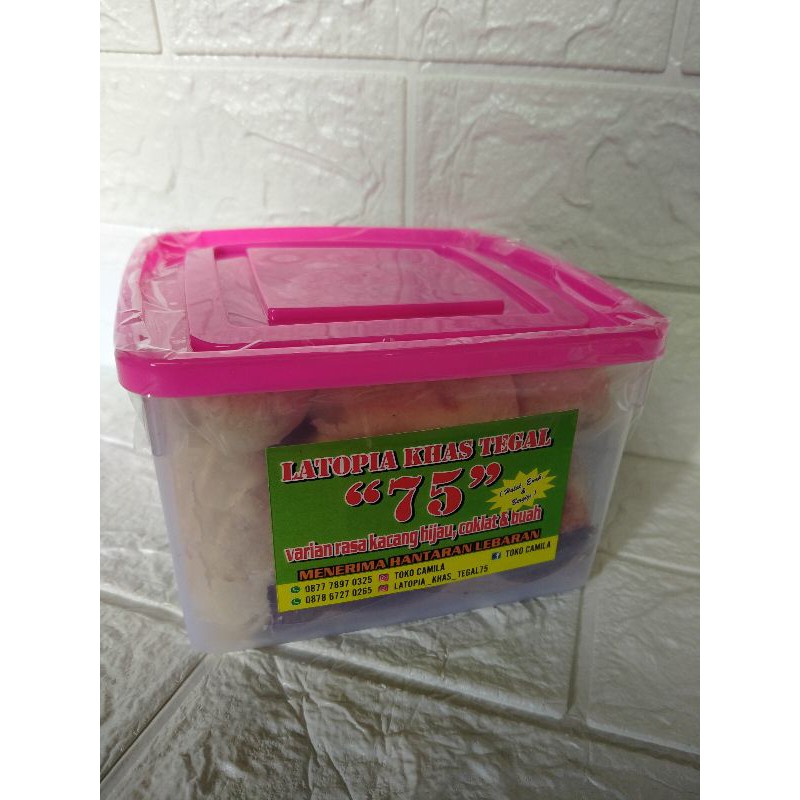 Jual LATOPIA KHAS TEGAL 75 kemasan Cantik isi 25, bakpia enak Tegal ...