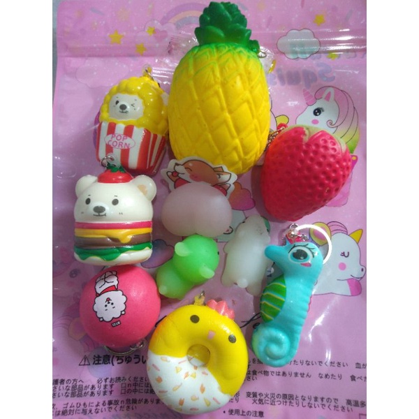 Jual 10 pcs squishy paket hemat squishy lucu squishy murah squishy lucu ...