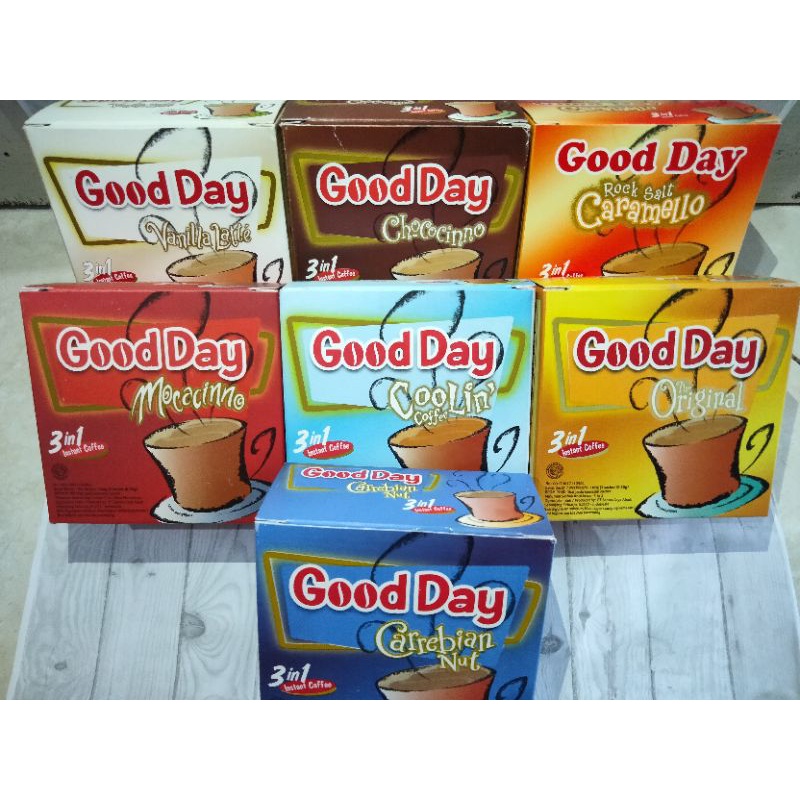 Jual Good Day Mocacino Dus & All Variant isi 5 sachet | Shopee Indonesia