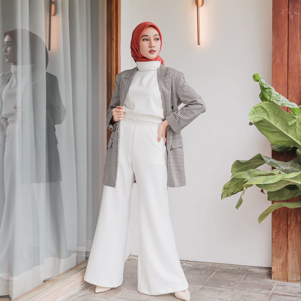 Jual Lozy Hijab - Cleo Pants ( Kulot Scuba ) | Shopee Indonesia