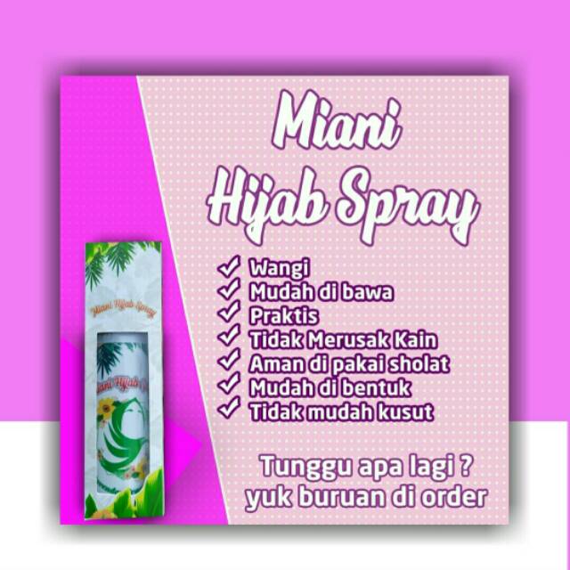Jual Miani Hijab Spray | Shopee Indonesia