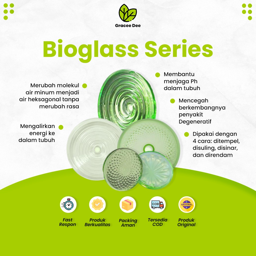 Jual Bio Glass Series MCI Gracee Dee Batu Giok Kesehatan Original Asli ...