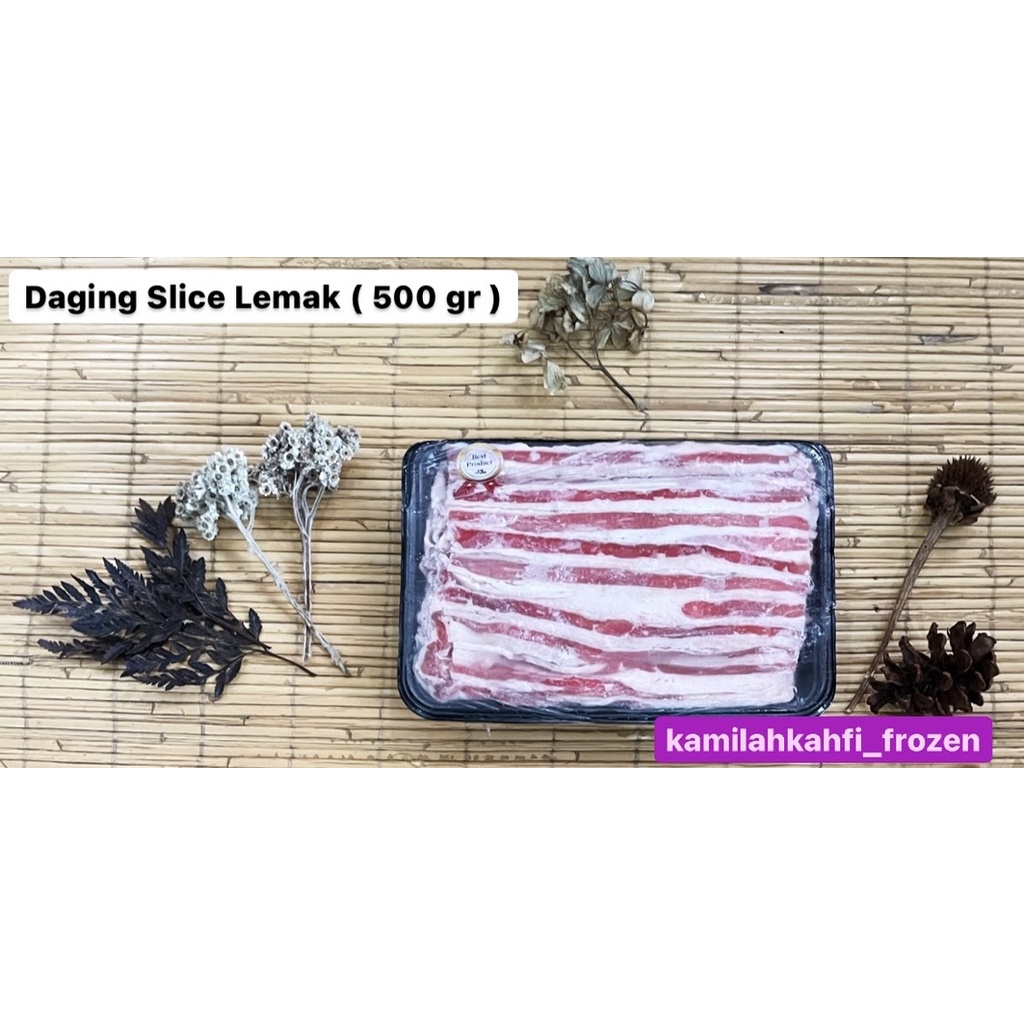 Jual Daging Slice Lemak ( 500 Gr ) | Shopee Indonesia