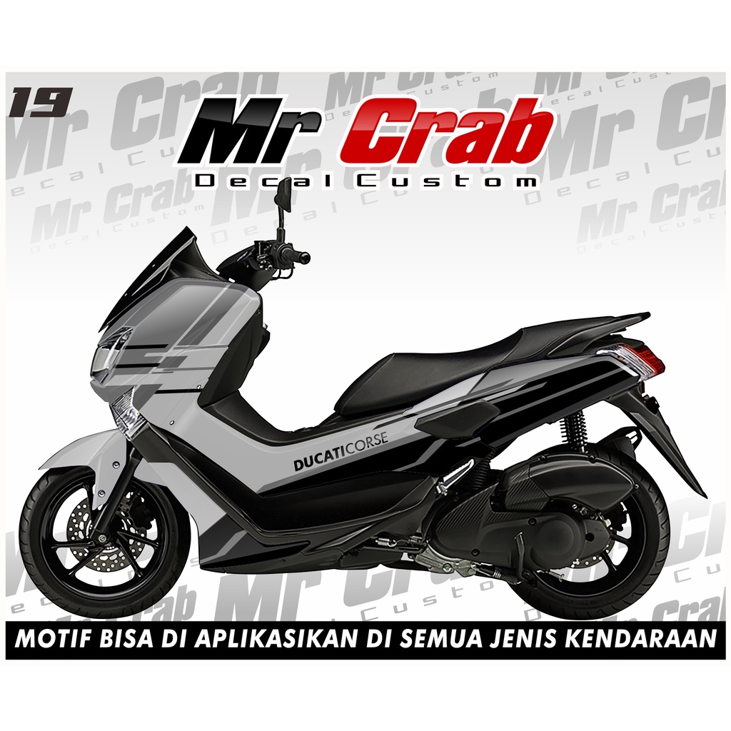 Jual STIKER DECAL YAMAHA NMAX PREMIUM MOTIF DUKATI Fullbody-DECAL NMAX ...
