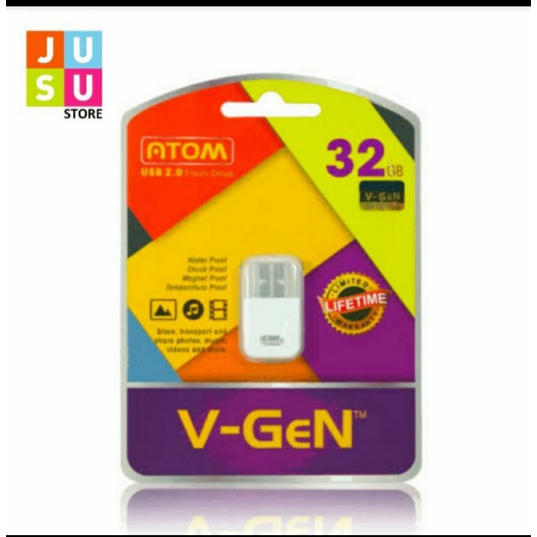 Jual USB Flashdisk Vgen Atom Series 32GB (V-Gen USB Drive) | Shopee ...