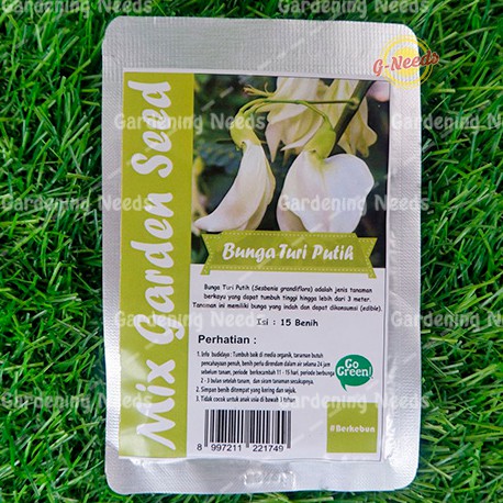Jual Bibit / Benih Bunga Turi Putih (Mix Garden Seed) | Shopee Indonesia