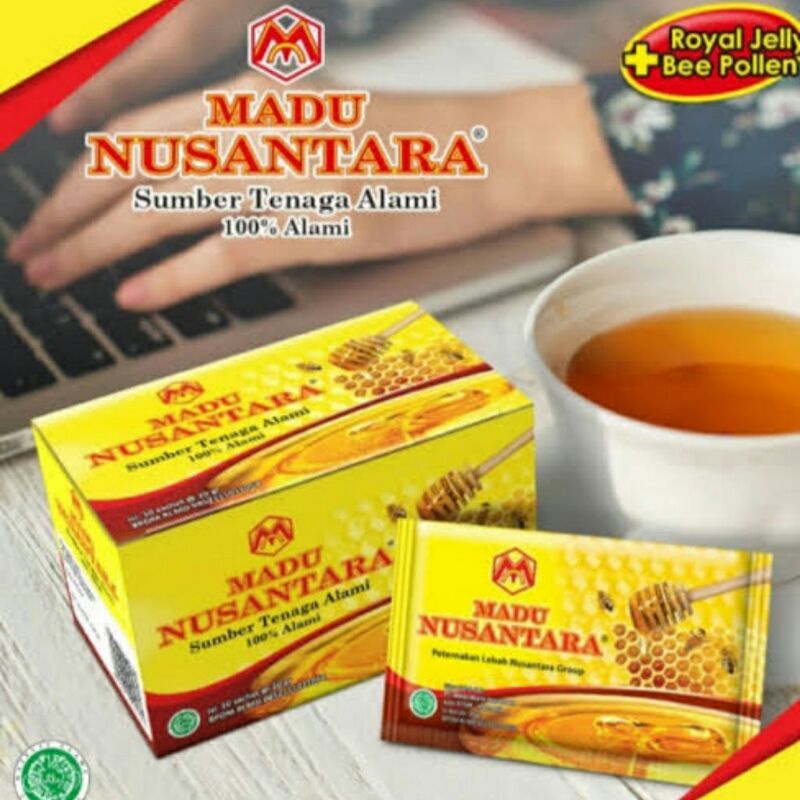 Jual Madu Nusantara Sachet 1Box 10sachet @20g | Shopee Indonesia