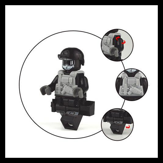 Jual City Swat Elite Forces Army Navy Seal Squad Tentara Minifigure ...