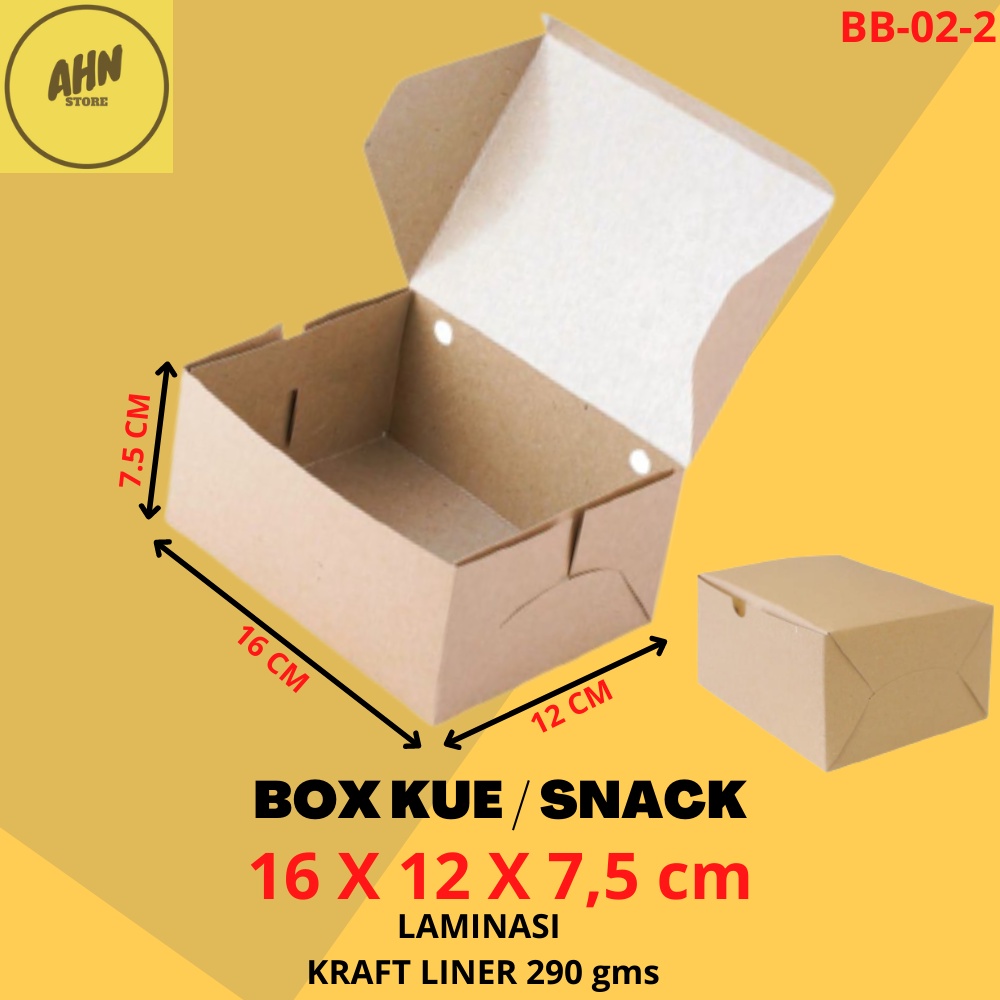 Jual KARDUS BOX SNACK KUE NASI / DUS BOX KOTAK MAKANAN KUE KADO UKURAN ...