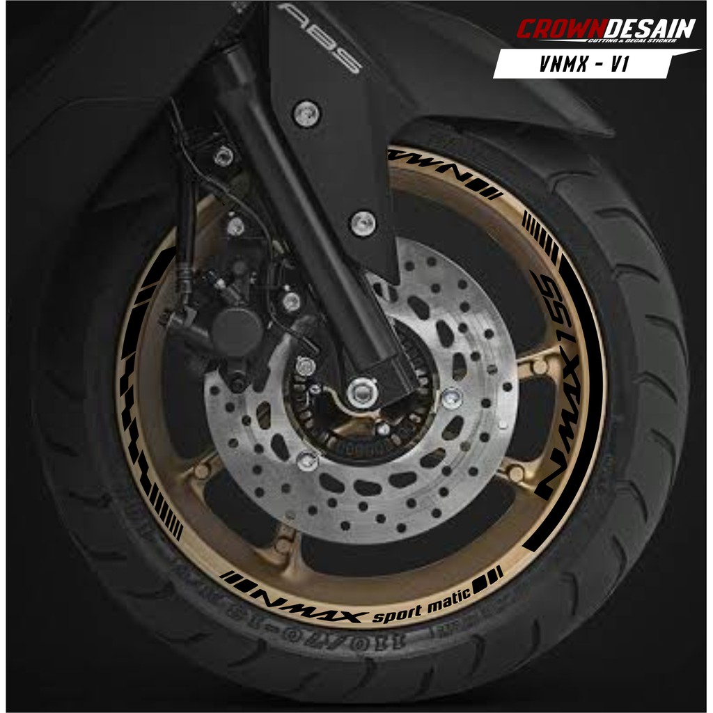 Jual sticker cutting list pelek nmax lis velg sticker cutting yamaha ...