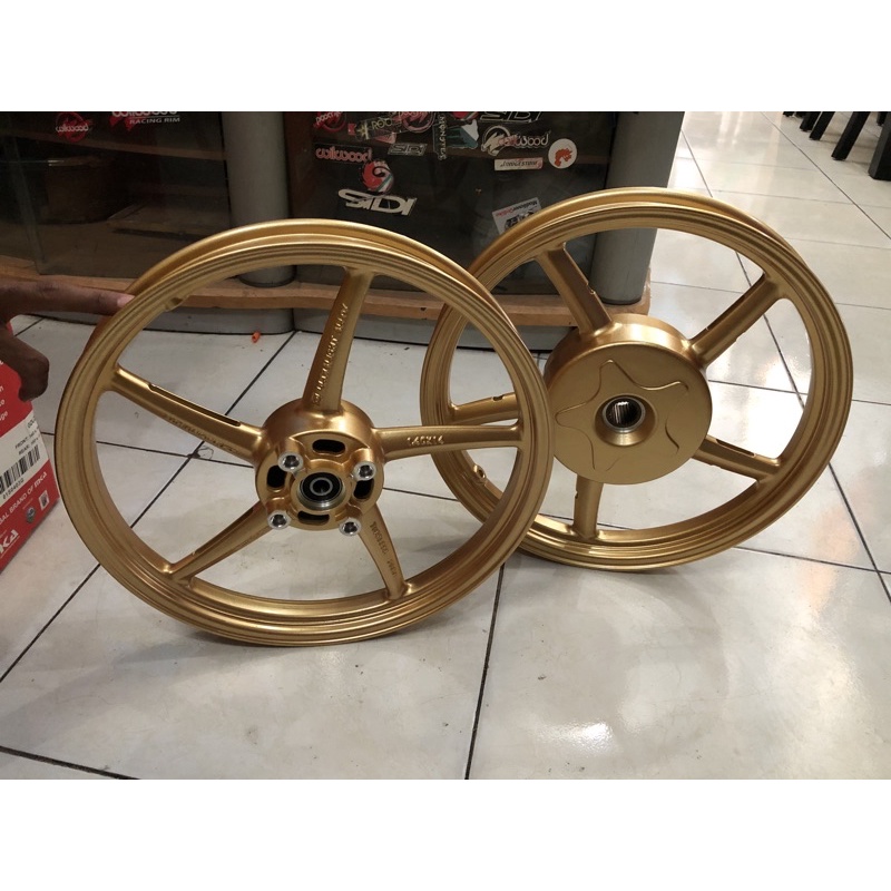 Jual velg RCB SP522 beat scoopy gold 140/160 | Shopee Indonesia