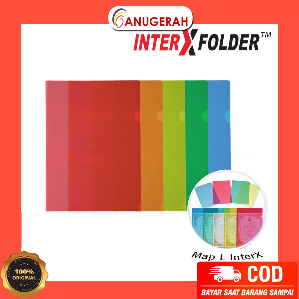 Jual INTERX MAP L POLOS F4 (FOLIO) | Shopee Indonesia