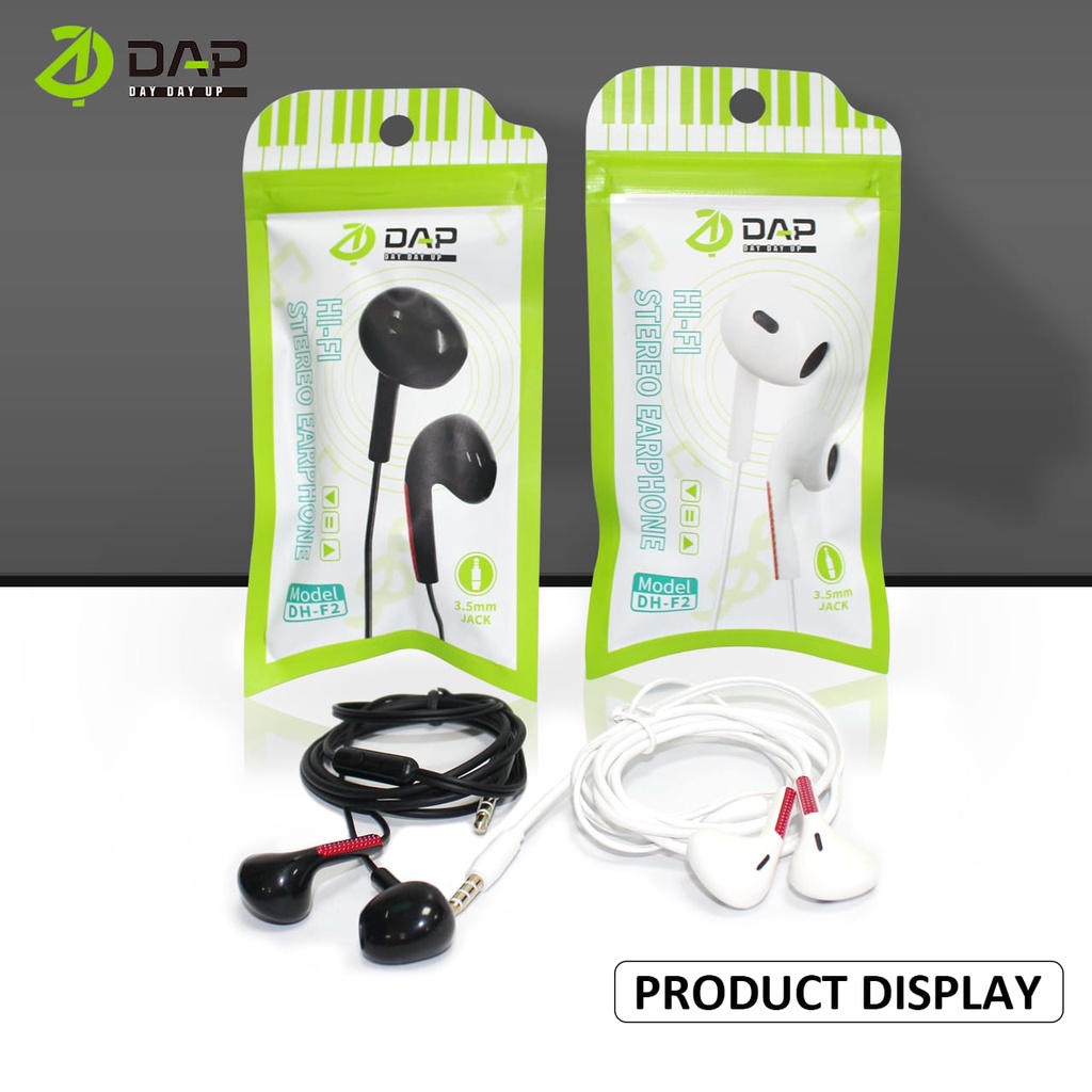 Jual (DAP) Headset DAP MODEL DH-F2 Handsfree DAP DHF2 HI-FI STEREO ...