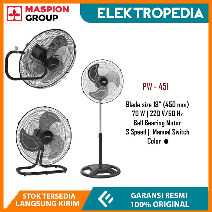 Jual Maspion - Power Fan 18 inch 3in1 PW451 | Shopee Indonesia