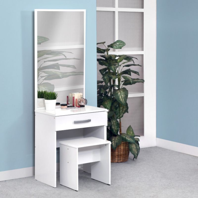 Jual MEJA RIAS KACA BESAR MEJA RIAS PUTIH | Shopee Indonesia