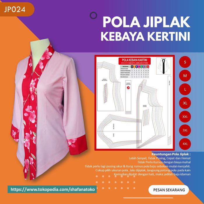 Jual Daf | Pola Jiplak Kebaya Kartini Moderen - Jp024 | Shopee Indonesia