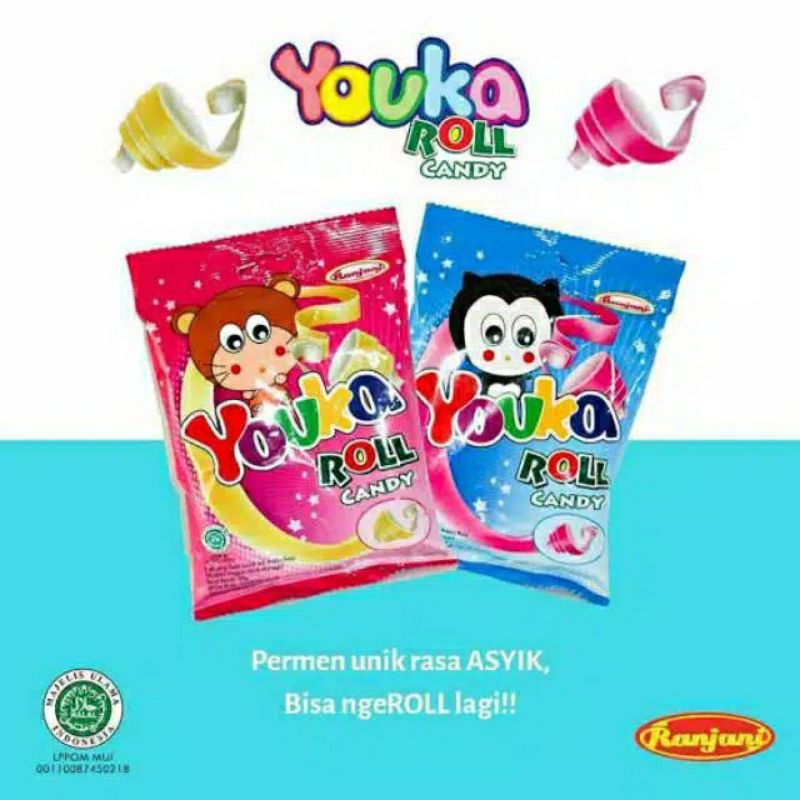 Jual PERMEN LUNAK YOUKA ROLL CANDY 1PACK BEST SELLER RANJANI yuka rol ...