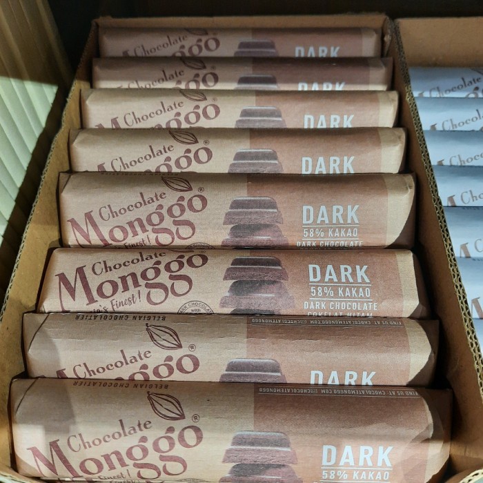 Jual Monggo Dark Chocolate (40g) | Shopee Indonesia