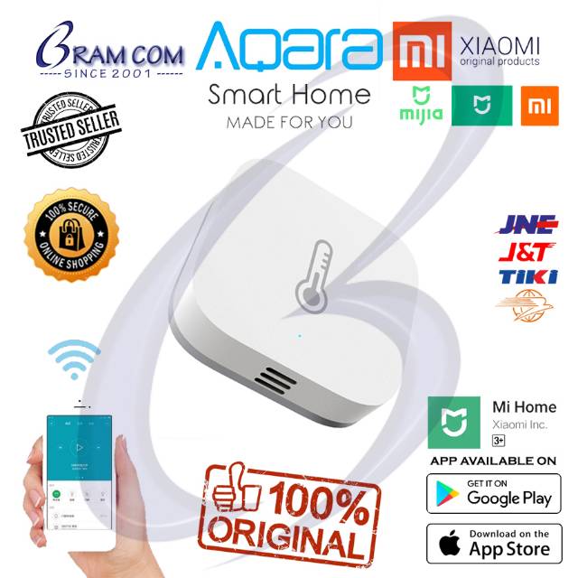 Jual XIAOMI AQARA SMART TEMPERATURE HUMIDITY SENSOR | Shopee Indonesia