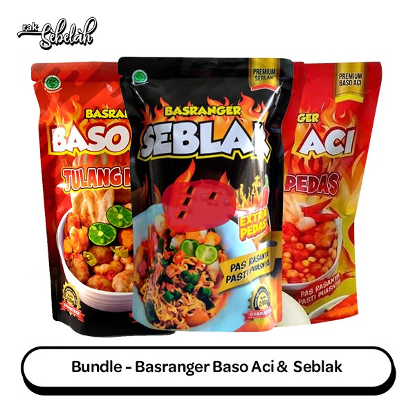 Jual Bundle Basranger - Seblak | Baso Aci Extra Pedas | Tulang Rangu ...