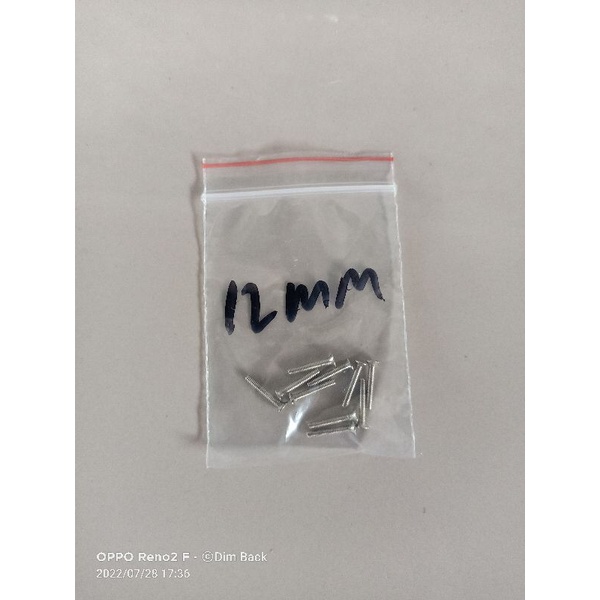 Jual Rep Tamiya Baut Rata 12mm Baut Pipih / Baud Countersink ...