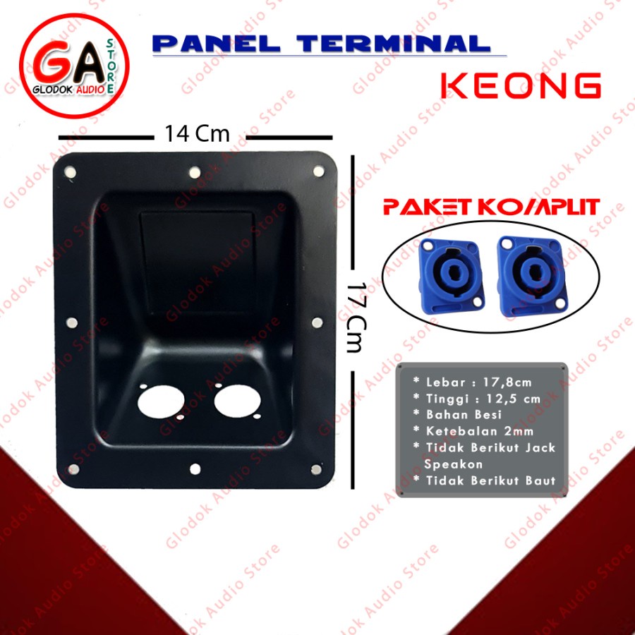 Jual Panel Speakon KEONG - Terminal Speaker Speakon Keong Line Array ...