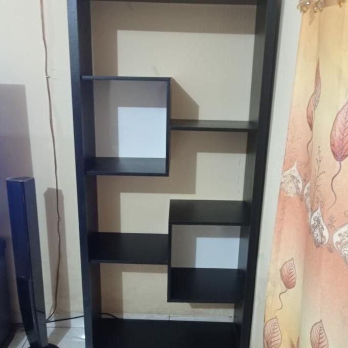 Jual Rak Buku Lemari Pajangan Sekat Ruangan 26077 | Shopee Indonesia