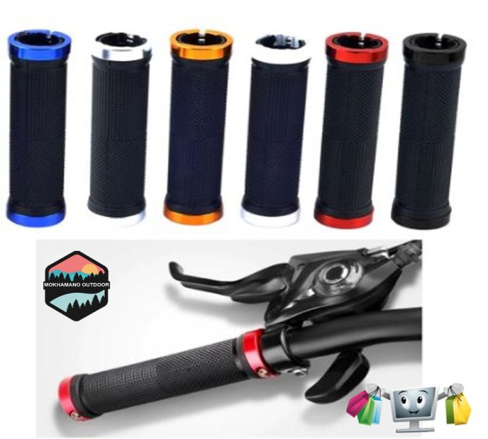 Jual HANDGRIP HANDLEBAR SEPEDA LIPAT MTB ROADBIKE BAHAN KARET DOUBLE ...