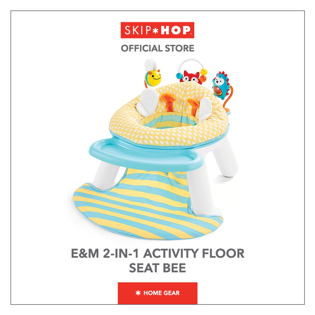 Jual SKIP HOP E&M 2-IN-1 ACTIVITY FLOOR SEAT BEE - ACTIVITY GYM ANAK ...