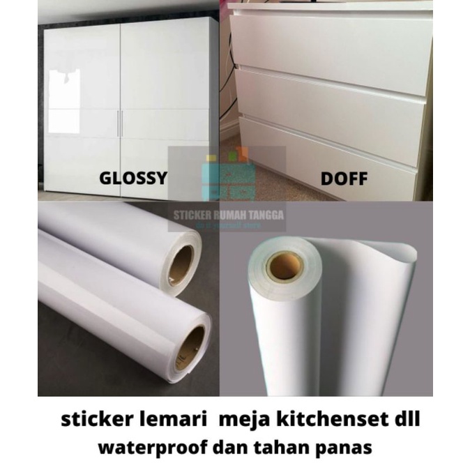 Jual Sticker pelapis lemari meja kitchenset bahan PREMIUM meja kulkas ...