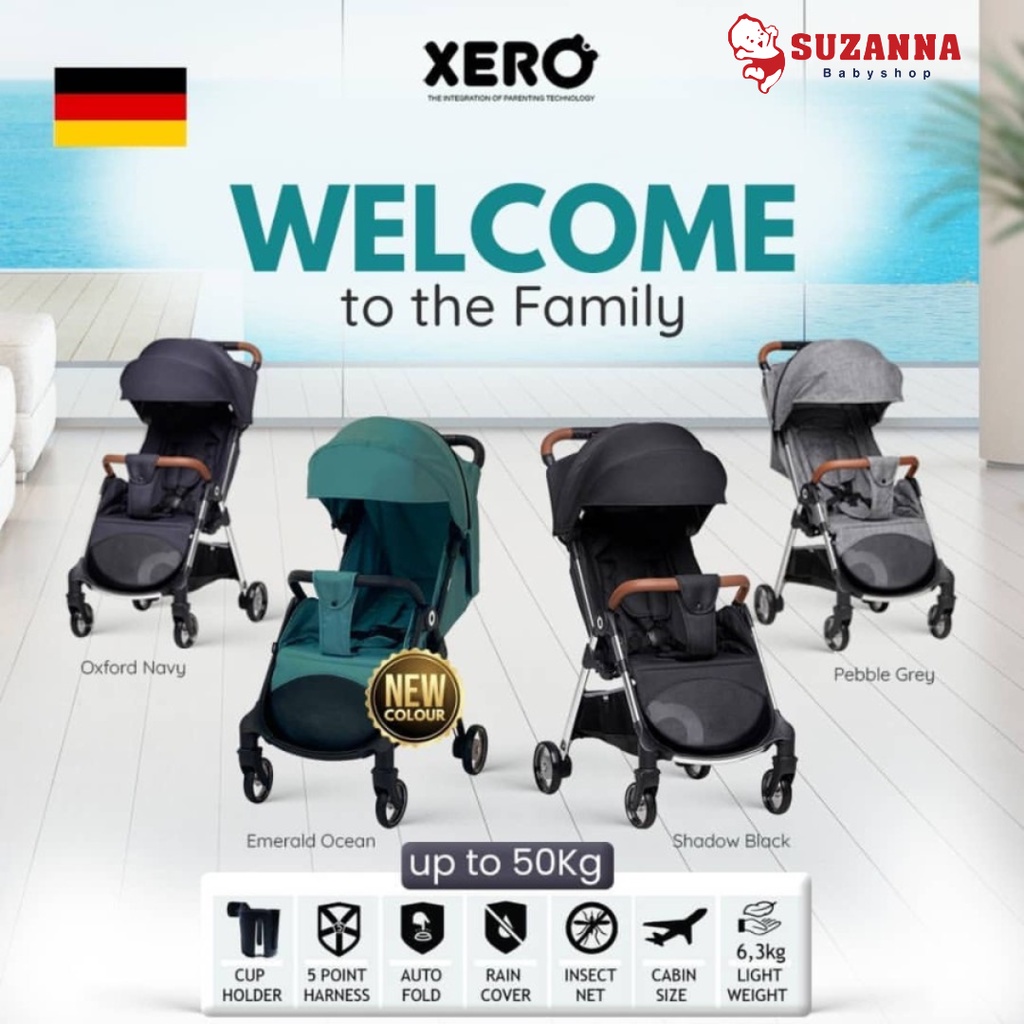 Jual XERO Auto Fold Stroller Cabin Size /Kereta Dorong Anak | Shopee ...
