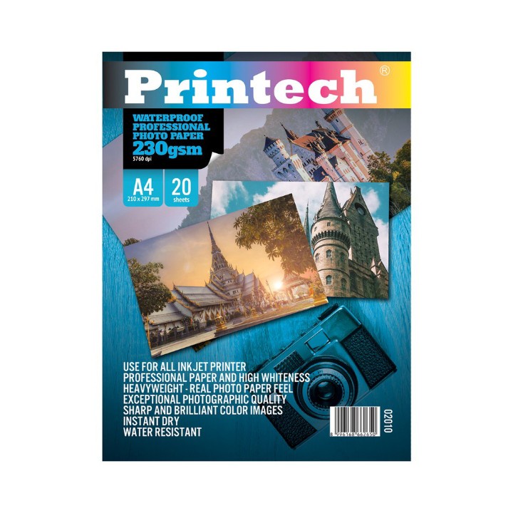 Jual printech 20 lembar Kertas foto printech 230 grm photo paper ...