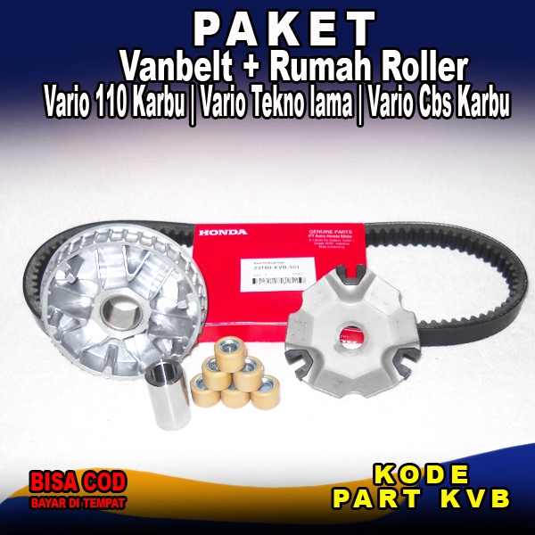 Jual VANBELT KVB PAKET KOMPLIT - Vario 110 CW Karbu, Vario 110 Techno Karbu - (isi : Vanbelt ...