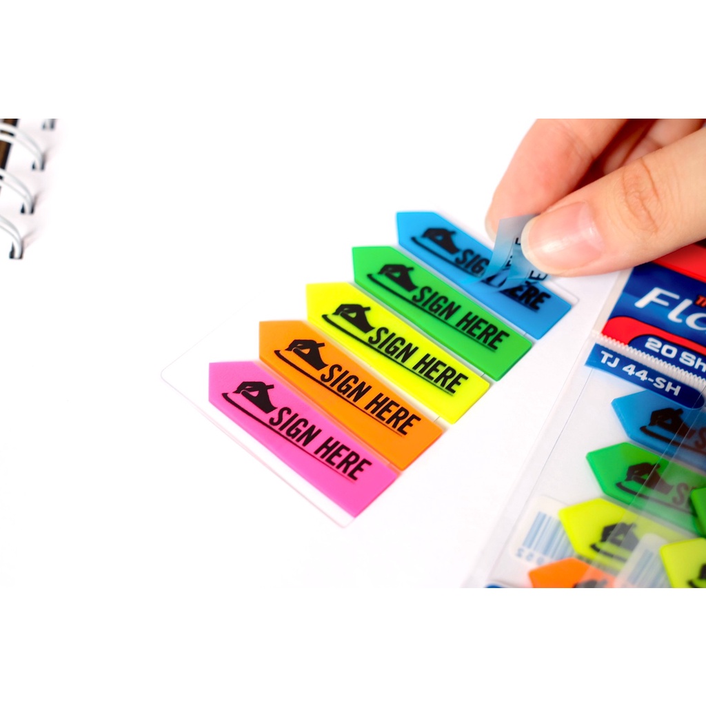 Jual Memo / Sticker / Sticky Sign Here (Stiker Tanda Tangan) | Shopee ...