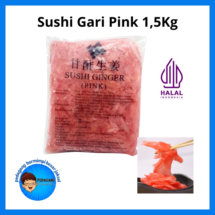 Jual Sushi Gari Pink 1kg | Shopee Indonesia