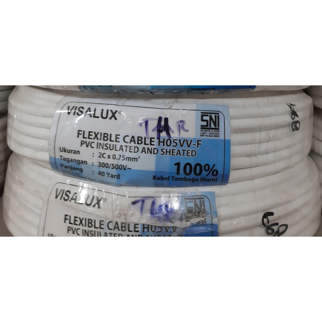 Jual kabel listrik visalux | Shopee Indonesia