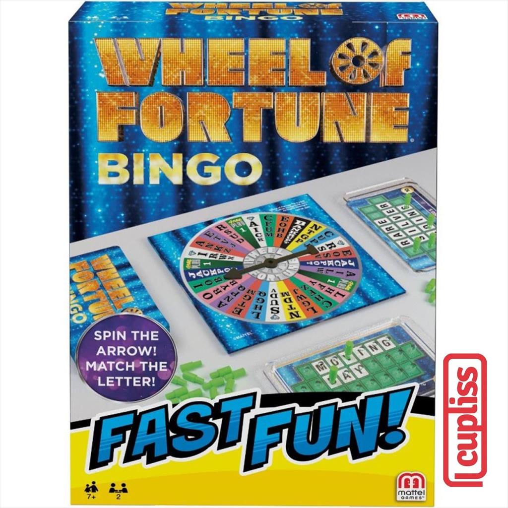 Jual Mattel Games GLM92 Wheel of Fortune Board Game | Shopee Indonesia