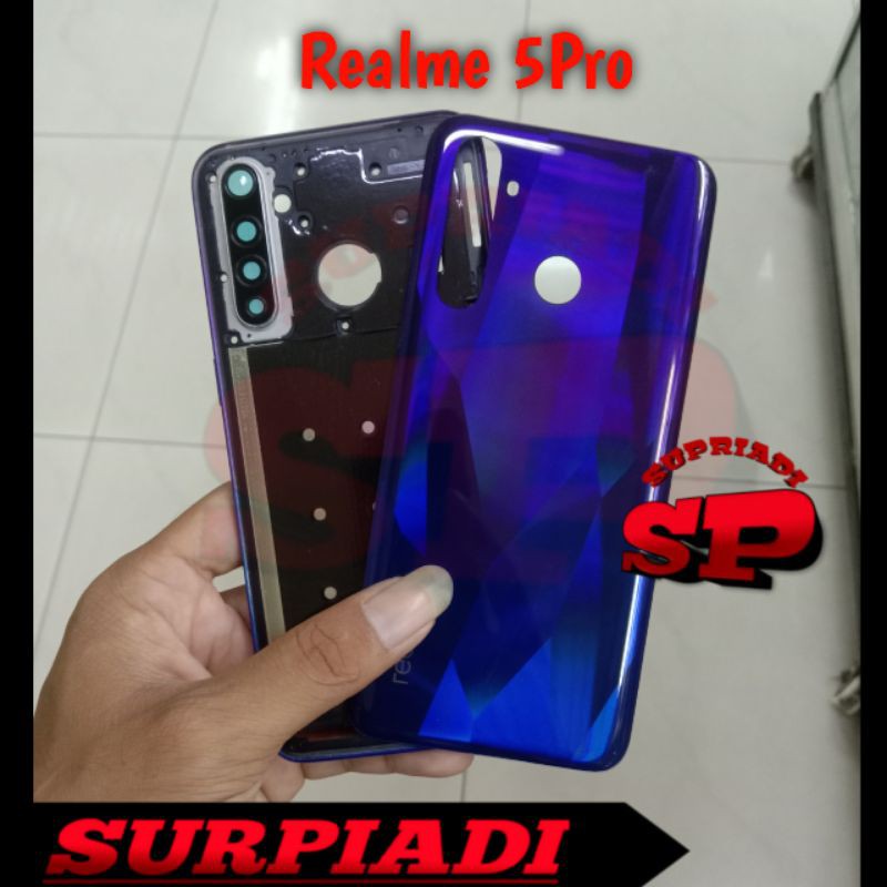 Jual Back Casing Kesing Housing Realme 5 Pro Fullset + Tulang Bezel ...