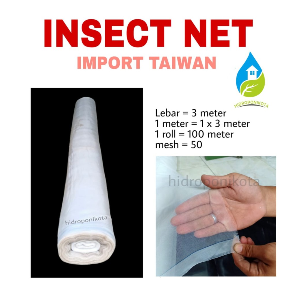 Jual Insectnet mesh 50,. lebar 3 meter. cocok untuk anti aphid - insect ... Jual Insectnet mesh 50,. lebar 3 meter. cocok untuk anti aphid - insect ...