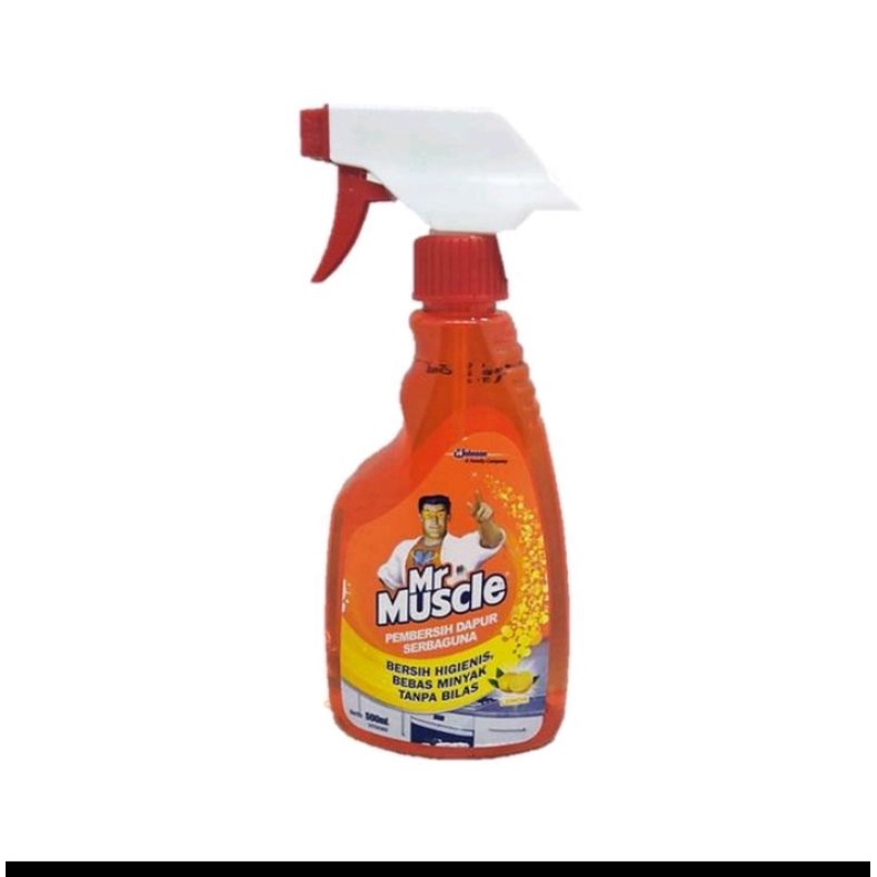 Jual Mr. Muscle Pembersih Dapur Lemon/Orange Pump 500 ml | Shopee Indonesia
