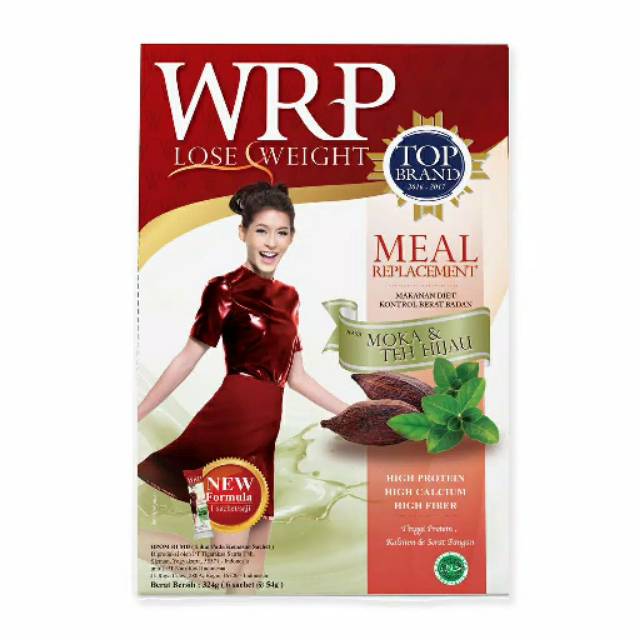 Jual WRP Meal Replacement Mocca Green Tea 324 Gram (6 Sachet) | Shopee ...