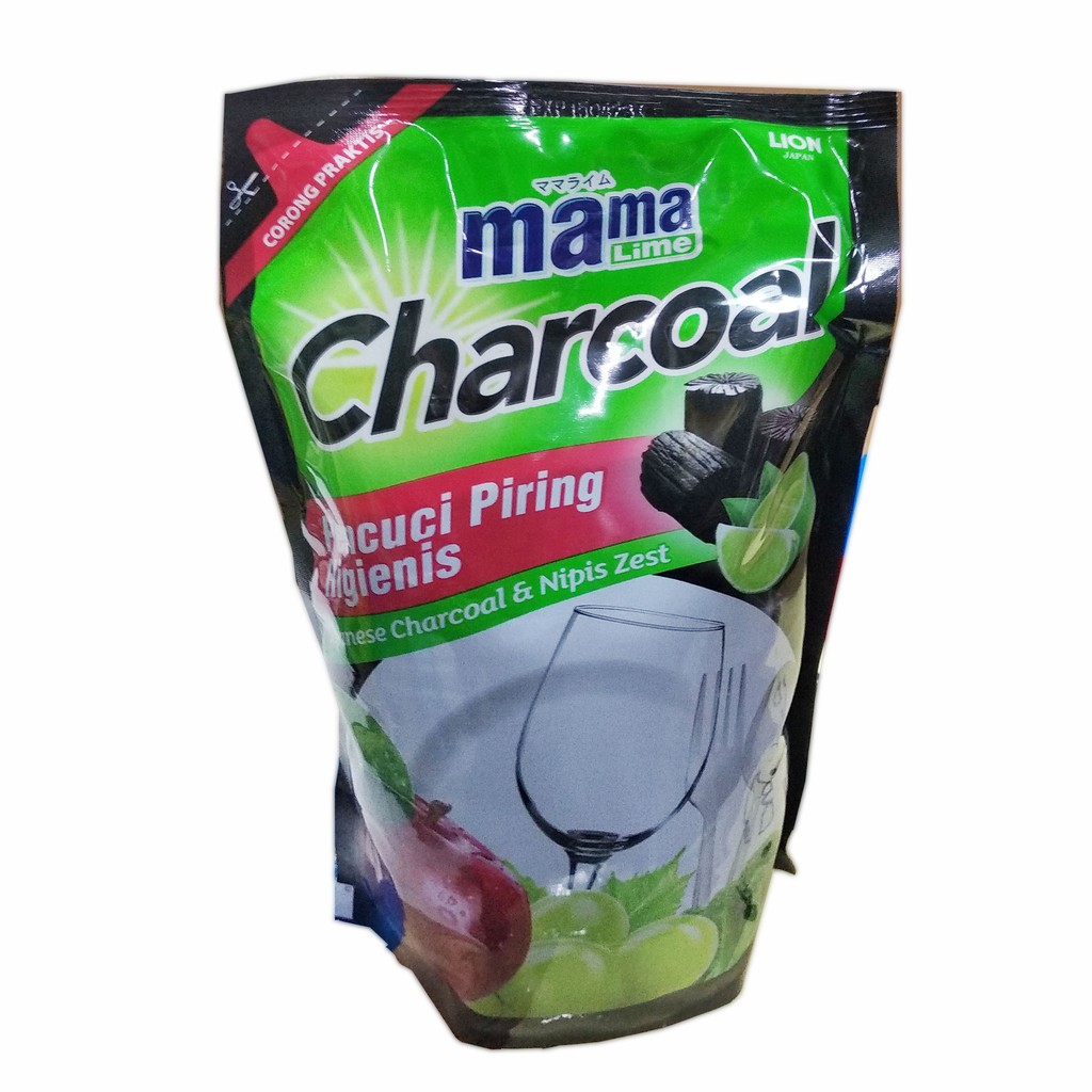 Jual MAMA LIME CHARCOAL LIQUID POUCH 680 ML | Shopee Indonesia
