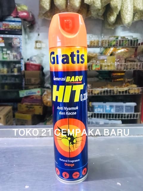 Jual Hit Aerosol Spray ORANGE 400 ml | Jeruk Obat Nyamuk Hit Murah ...